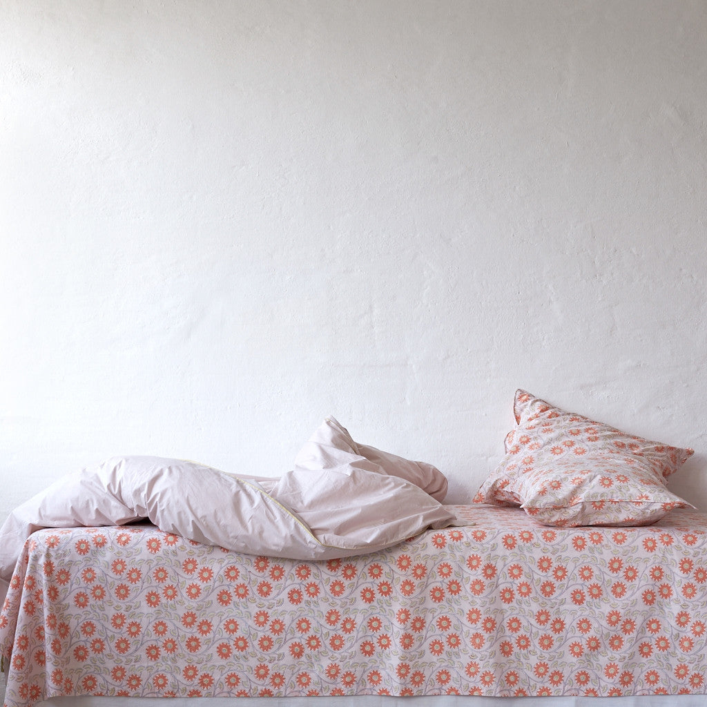 Sunflower Coral Sheet – Reva Home