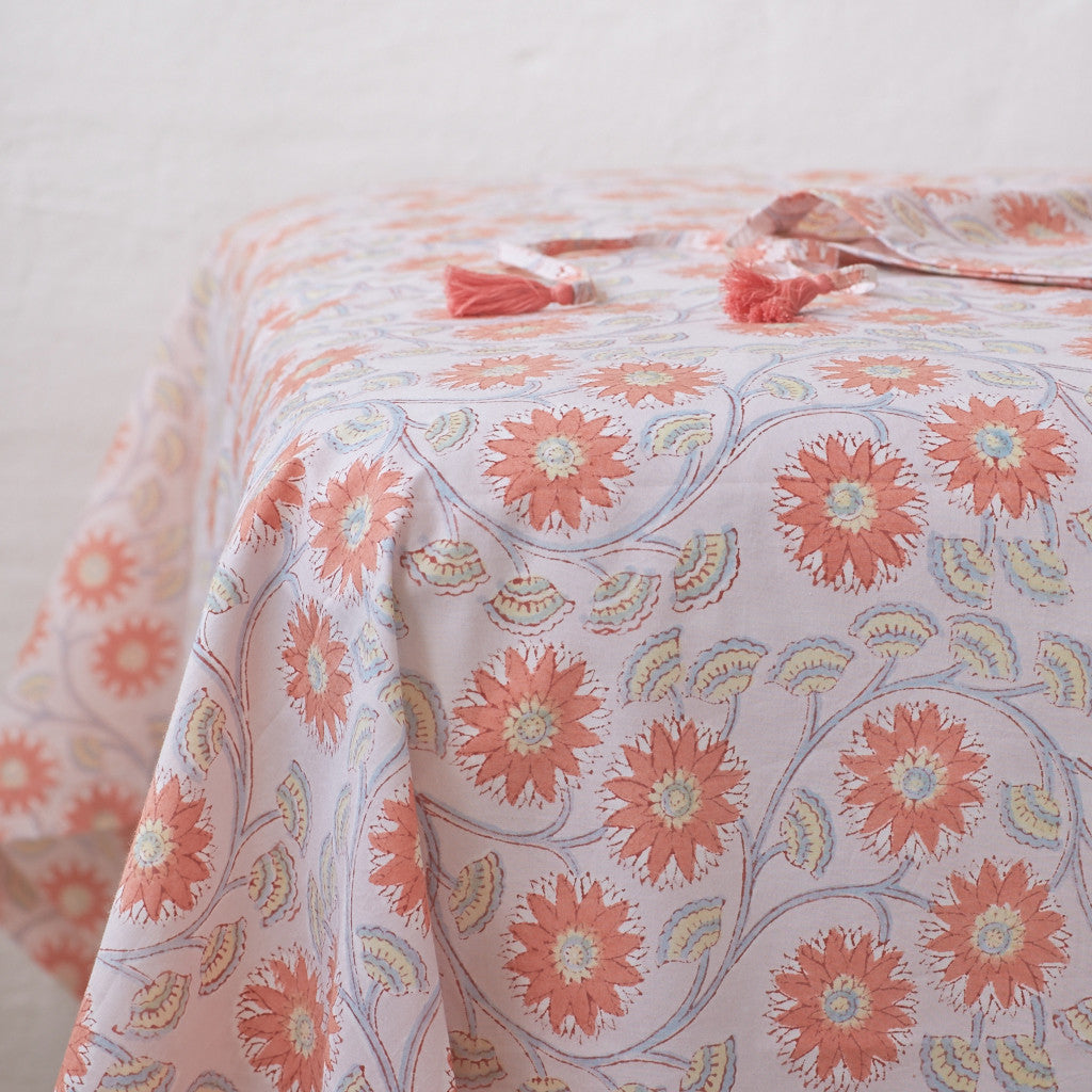 Sunflower Coral Sheet – Reva Home